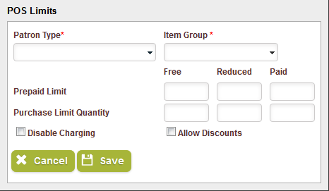 Limits Configuration (SET428)